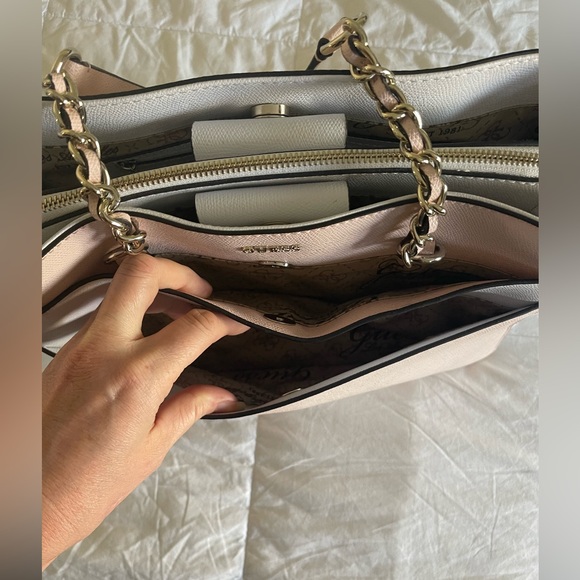 Guess | Bags | Guess Pastel And White Bag | Poshmark